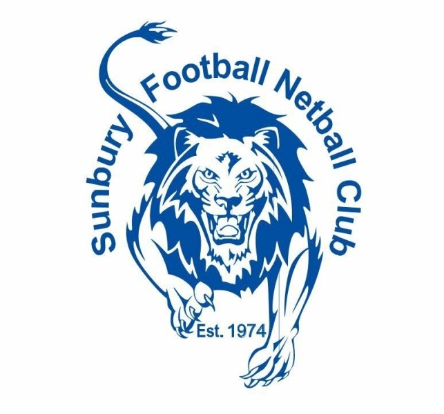Sunbury Lions Juniors - GameDay Registration